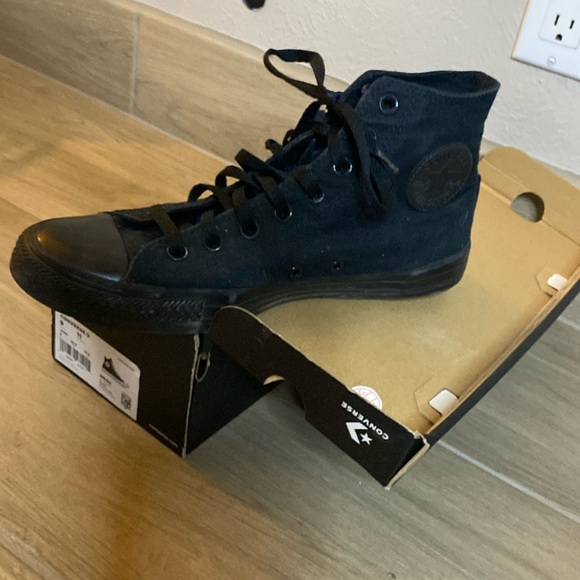 Converse | Shoes | Converse Chuck Taylor All Star Canvas Black ...